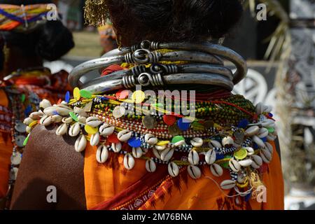 “The Bonda tribe” is one of India's most primitive tribes. They have a ...
