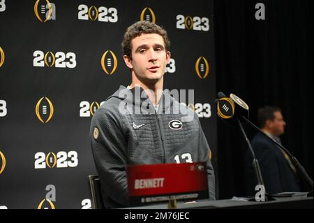 Georgia quarterback Stetson Bennett (13) during National Championship ...