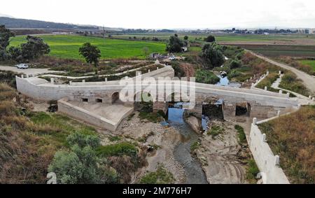 Located in Catalca, Turkey, Katirci Bridge was built in the 17th ...