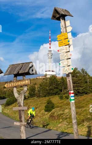 Hruby Jesenik (Altvatergebirge, High Ash Mountains): mountain Praded ...
