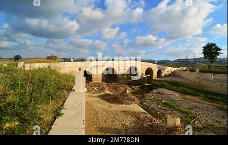 Located in Catalca, Turkey, Katirci Bridge was built in the 17th ...