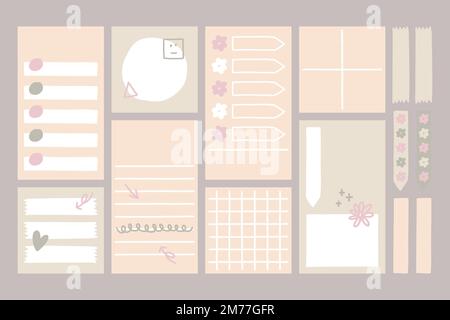 Sticky note doodle collection vectors Stock Vector Image & Art - Alamy