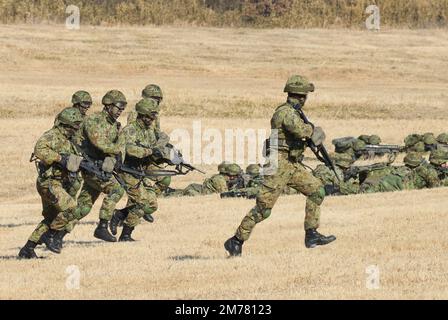 Narashino, Japan. 8th Jan, 2023. Japanese Ground Self Defense Forces ...