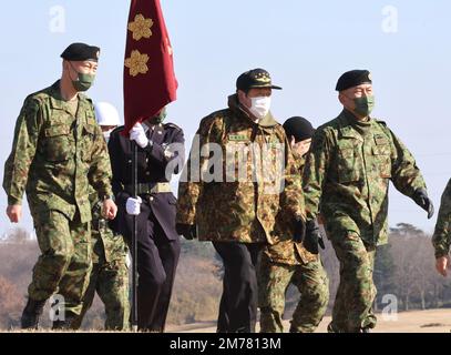 Narashino, Japan. 8th Jan, 2023. Japanese Ground Self Defense Forces ...
