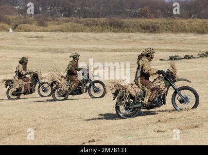 Narashino, Japan. 8th Jan, 2023. Japanese Ground Self Defense Forces ...