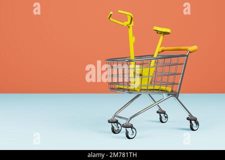 Fitness Shopping, Subscription or Equipment Sales Concept. 3D ...