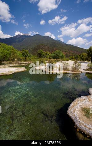 Baishui Terrace of Yunnan Stock Photo - Alamy