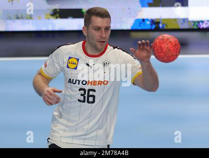 Bremen, Deutschland. 07th Jan, 2023. firo : 07.01.2023, Handball ...