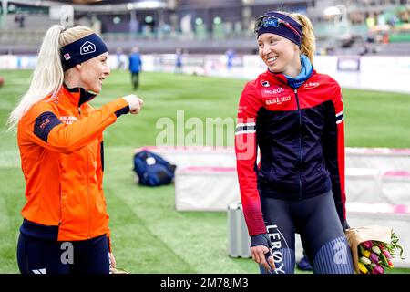 Marijke Groenewoud of The Netherlands, Ragne Wiklund of Norway, Irene ...