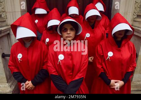 Handmaids Tale Protest in London On International Womens Day, 8 March ...