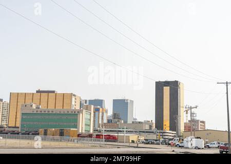 9 september 2017 - Regina, Canada - Regina city Skyline and buildings ...