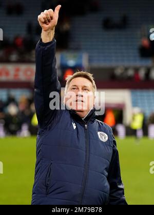 Stevenage assistant manager Paul Raynor gestures on the touchline ...