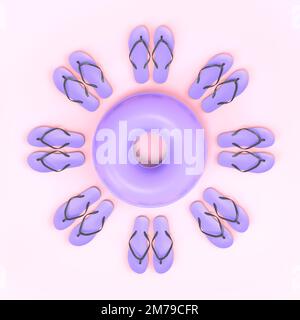 3d render of colorful rings like sphere Stock Photo - Alamy