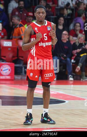 Munich, Germany. 08th Jan, 2023. Basketball: Bundesliga, FC Bayern ...
