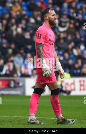 Cardiff, UK. 08th Jan, 2023. Jaden Philogene-Bidace #25 of Cardiff City ...