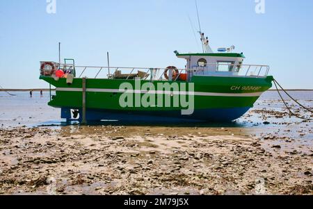 A fishing boat at Pirou Plage, Normandy, France, Europe Stock Photo - Alamy
