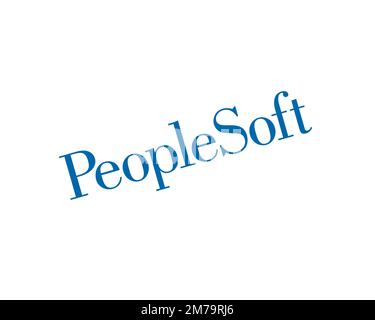 PeopleSoft, Logo, White background Stock Photo - Alamy