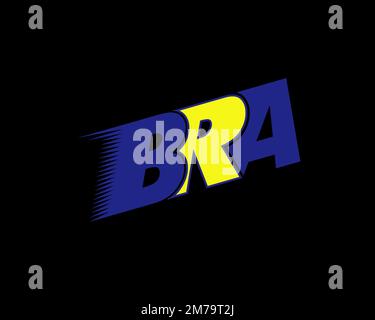 BRA Transportes Aereos, Logo, Black background Stock Photo - Alamy