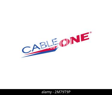 Cable One, rotated logo, white background B Stock Photo - Alamy