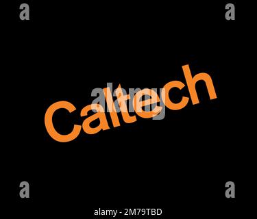California Institute of Technology, rotated logo, white background B ...