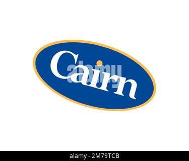 Cairn Energy, Rotated Logo, White Background Stock Photo - Alamy