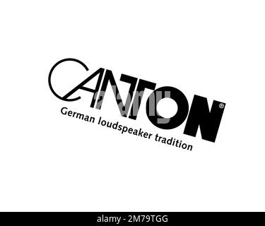 Canton Electronics, rotated logo, white background Stock Photo - Alamy