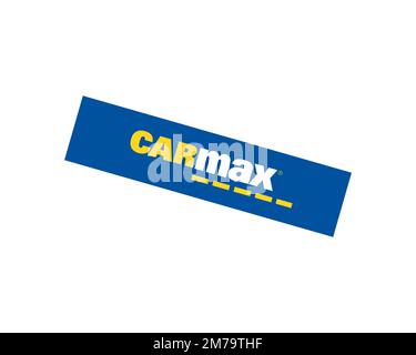 CarMax, rotated logo, white background Stock Photo - Alamy
