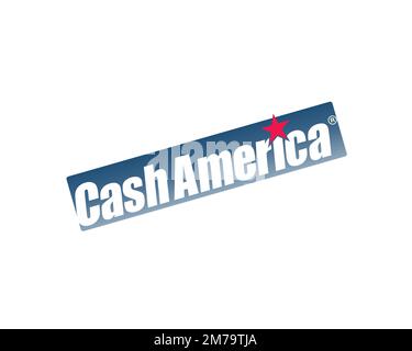 Cash America International, rotated logo, white background B Stock ...