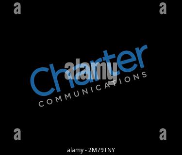 Charter Communications, Logo, Black background Stock Photo - Alamy