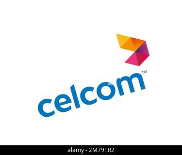 Celcom, Logo, White background Stock Photo - Alamy