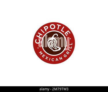 Chipotle Mexican Grill, Logo, White Background Stock Photo - Alamy