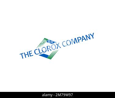 Clorox, rotated logo, white background B Stock Photo - Alamy