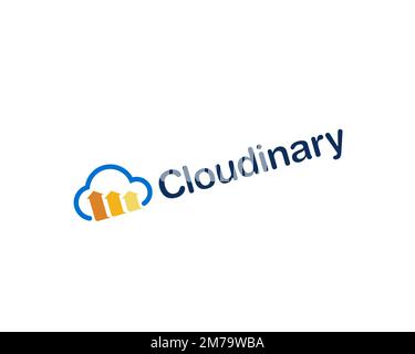 Cloudinary, Logo, White background Stock Photo - Alamy