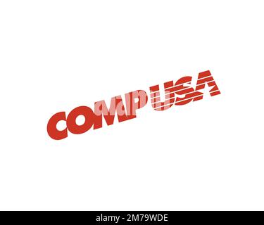 CompUSA, Logo, White background Stock Photo - Alamy
