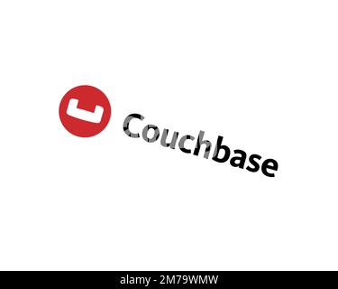 Couchbase server, rotated logo, white background Stock Photo - Alamy