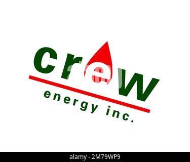 Crew Energy, rotated logo, white background Stock Photo - Alamy