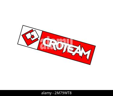 Croteam, rotated logo, white background Stock Photo - Alamy