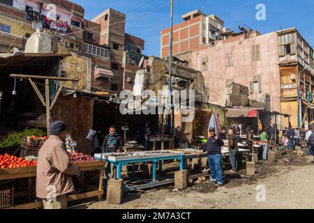 PORT SAID, EGYPT - FEBRUARY 3, 2019: View of Port Said streets, Egypt ...