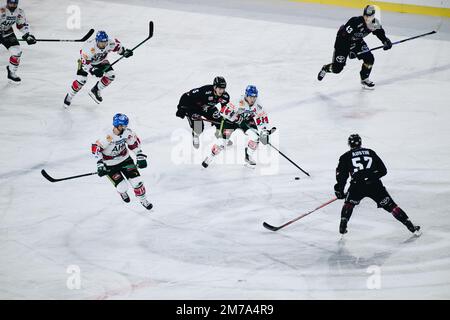COLOGNE, GERMANY - JANUARY 08, 2023: BRADY AUSTIN. Hockey match DEL ...