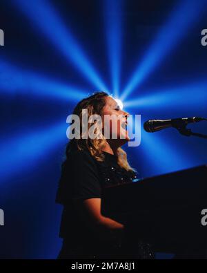 BARCELONA - DEC 23: Morgan (band) perform live on stage at Razzmatazz ...