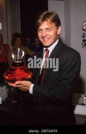 Mikhail Baryshnikov at the Misha perfume launch on September 12, 1989 ...