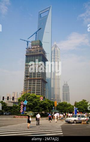 Shanghai,Pudong,World Financial Center Stock Photo - Alamy