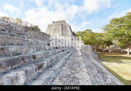 The Overlooked Mayan Ruins of Edzna in Campeche, Mexico Stock Photo - Alamy