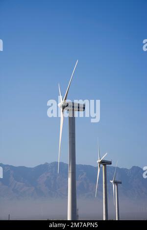 Xinjiang Wind Power Plant Stock Photo - Alamy