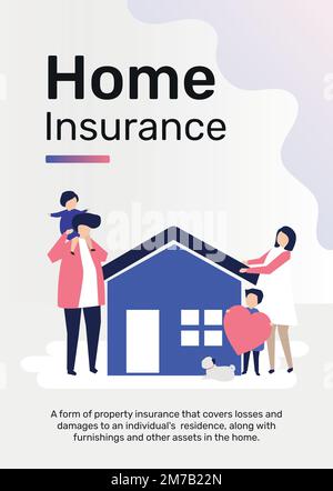 home insurance poster Stock Vector Image & Art - Alamy