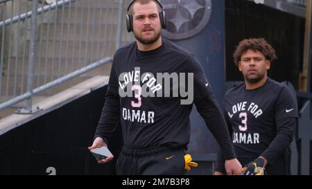 JAN 8th, 2023: Pat Freiermuth #88 during the Steelers vs Browns game in ...