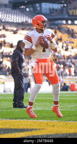 Pittsburgh, PA, USA. 8th Jan, 2023. Deshaun Watson #4 during the ...