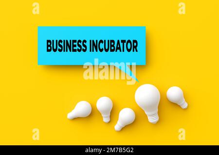 Light bulbs with a speech bubble with the word solution. Finding ...