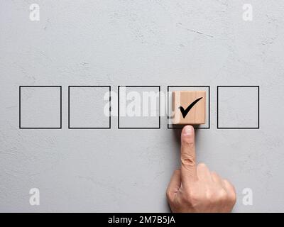 Checklist concept. Elections and Voting, Task list or task completion ...