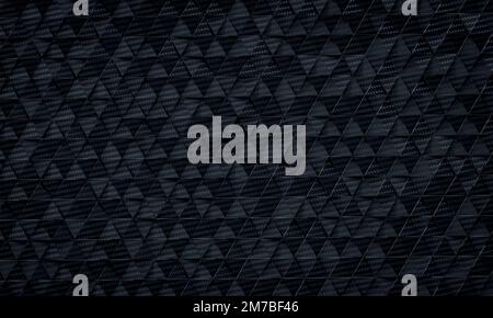 carbon fiber triangles abstract background. 3d render Stock Photo - Alamy